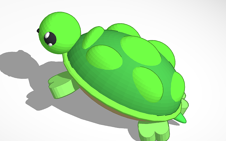 3D design Turtle - Tinkercad