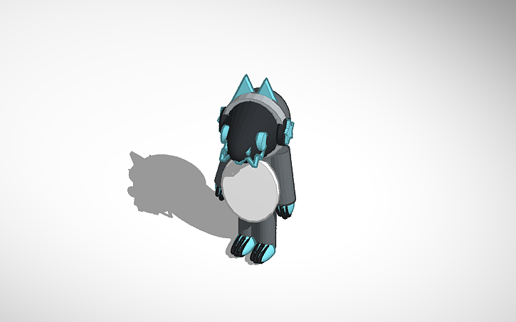 3D design Protogen model - LAN - Tinkercad
