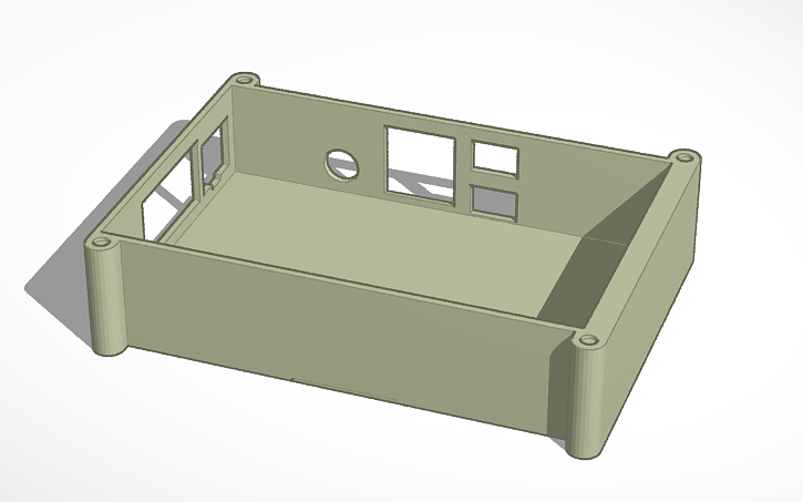 3D design Sainsmart 5inch LCD Case - Tinkercad
