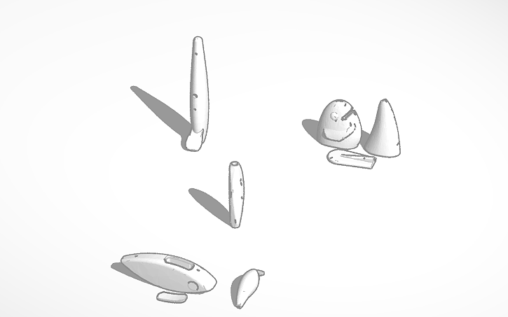 3D design Pack of fishing Lures - Tinkercad