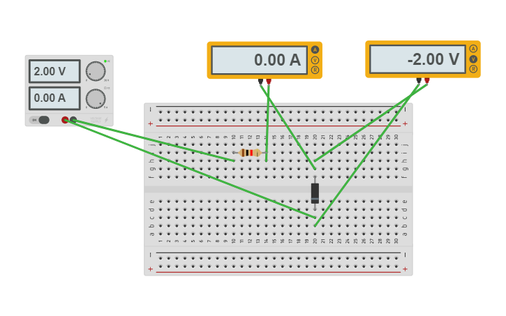 Circuit design Zener Diode - Tinkercad