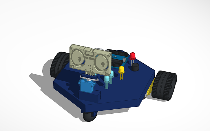 3D design Proyecto Robotica - Tinkercad