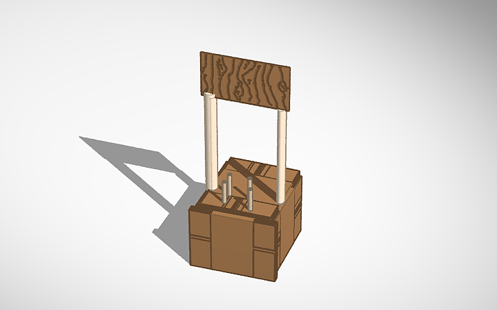 3D design stand - Tinkercad