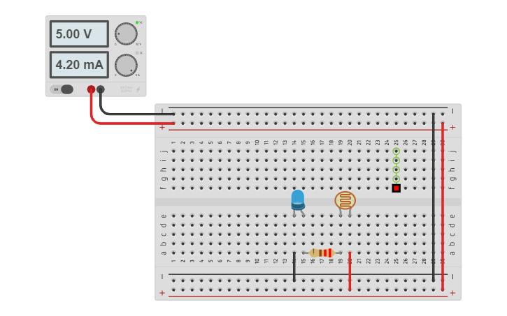 Circuit design One LED with Photoresistor | Tinkercad Circuit design One LED with Photoresistor | Tinkercad