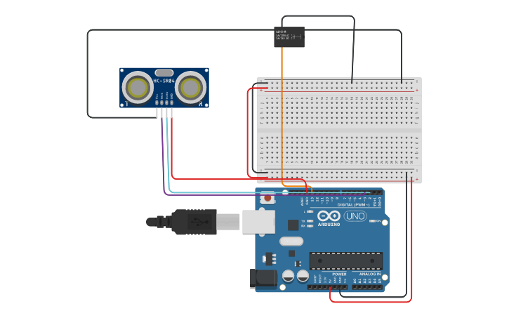 Circuit design sensores | Tinkercad