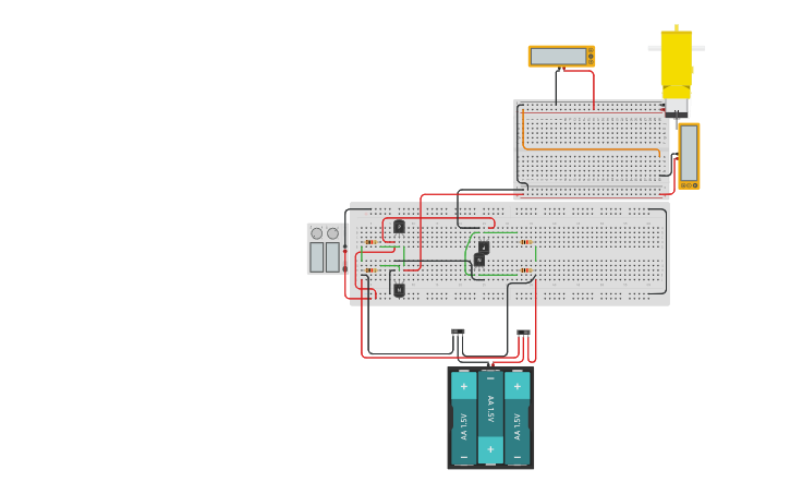 Circuit design Ponte H | Tinkercad