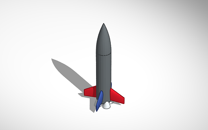 3D design Rocket - Tinkercad