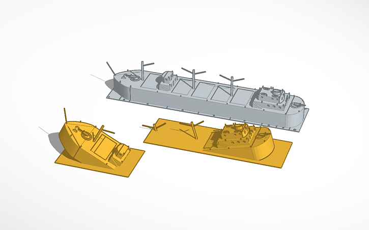 3D design game piece tanker | Tinkercad