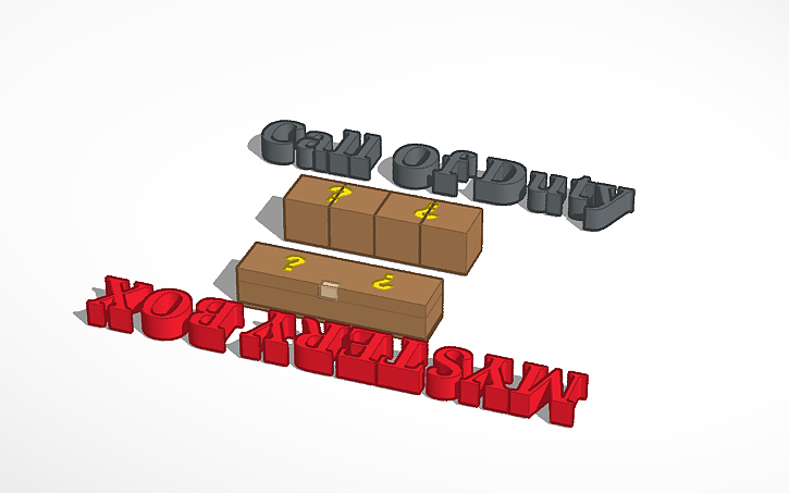 3D design Call Of Duty Mystery Box | Tinkercad