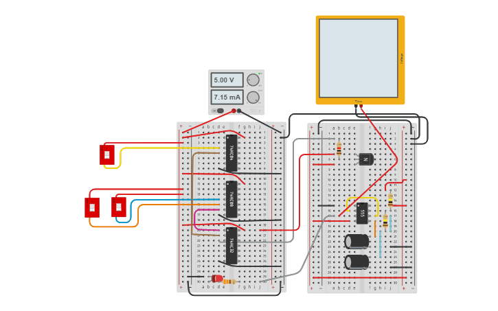Circuit design Desafio | Tinkercad