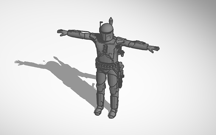 3D design Mandalorian - Tinkercad