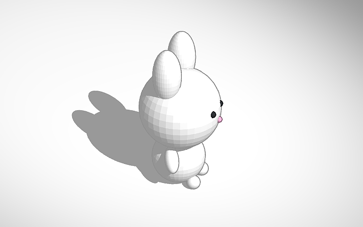 3D design 토끼 Rabbit | Tinkercad