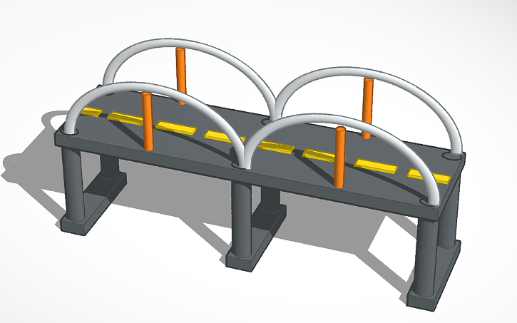 3D design Bridge - Tinkercad