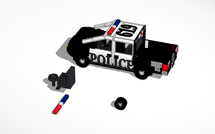 3D design Police Truck | Tinkercad
