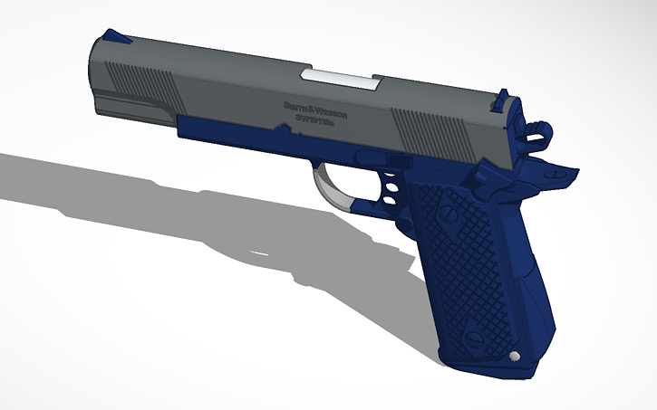 3D design Copy of S&W 1911 Pistol | Tinkercad