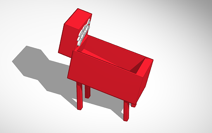 3D design Slick Chick pinball machine - Tinkercad