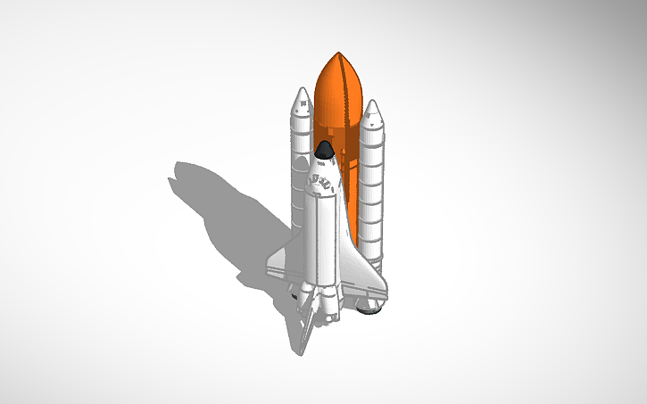 3D design Space Shuttle - Tinkercad