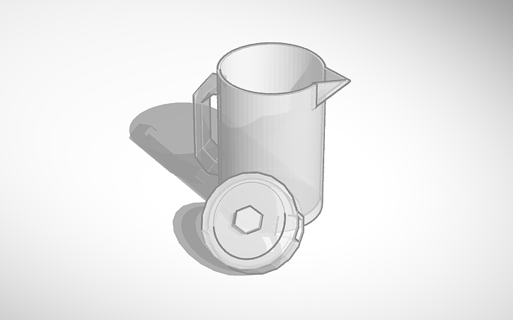 3D design PITCHER - Tinkercad