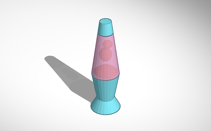 3D design Lavalamp - Tinkercad