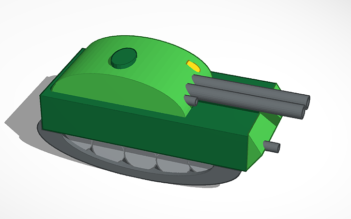 3D design the ISDR's heavy tank - Tinkercad