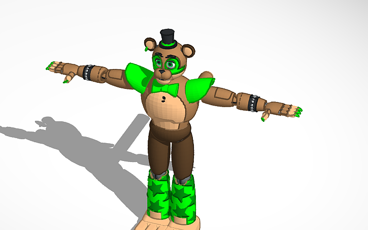 3D design glamrock popgoes - Tinkercad