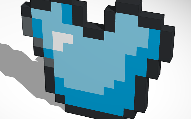 3D design Minecraft Armor - Tinkercad