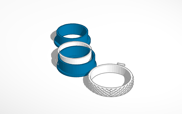 3D design Fidget ring - Tinkercad