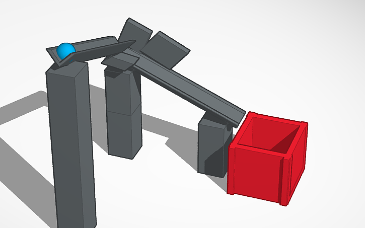 3D design Ramp Trickshot - Tinkercad