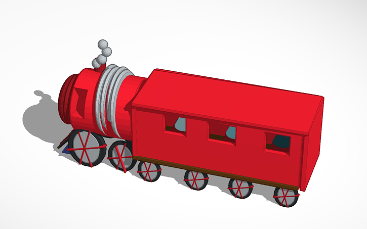 3D design train - Tinkercad