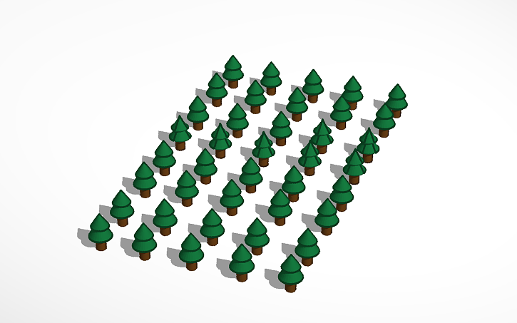 3D design trees | Tinkercad