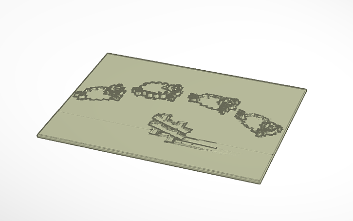 3D design Sheep Lithophane - Tinkercad