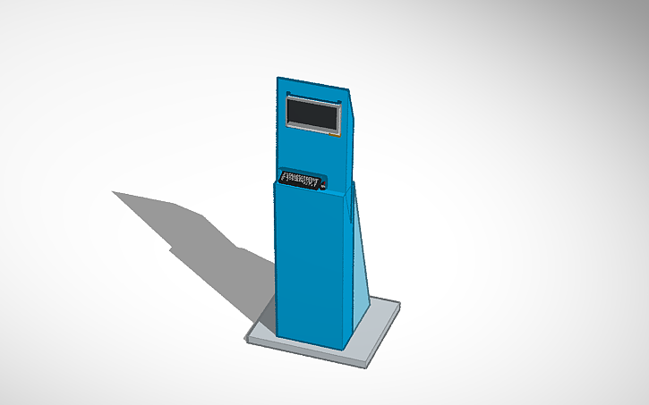 3D design Kiosk Design - Tinkercad