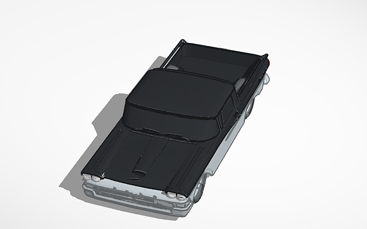 3D design 1959 Ford Ranchero - Tinkercad