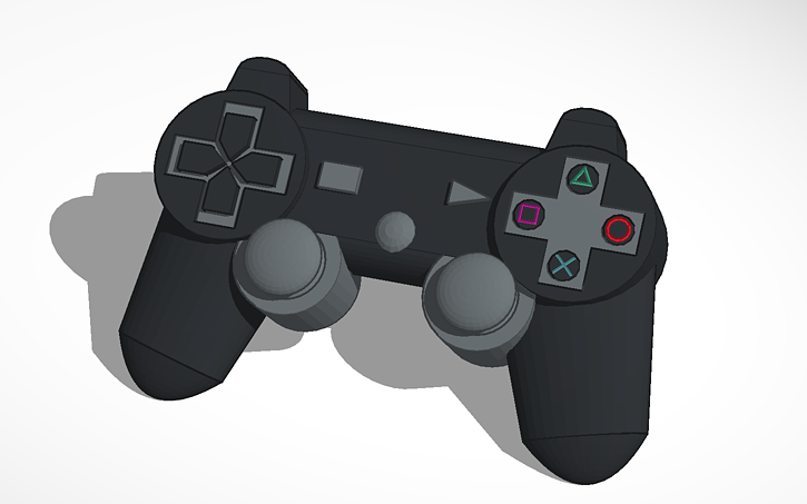 3D design PlayStation controller by LukaMada - Tinkercad