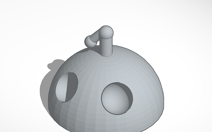 3D design Robot Head - Tinkercad