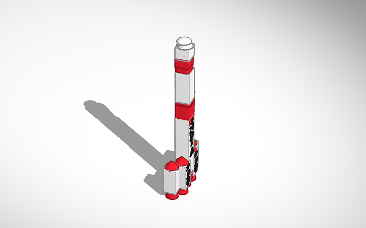 3D design PSLV C2 | Tinkercad