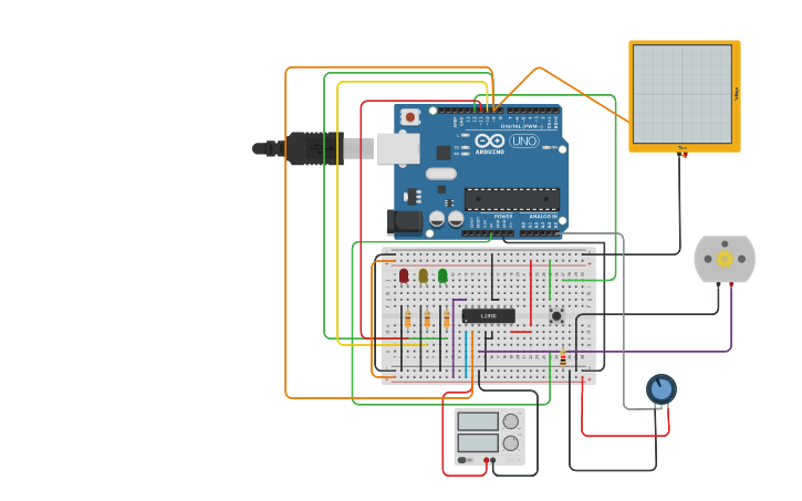 Circuit design Modul 6 | Tinkercad