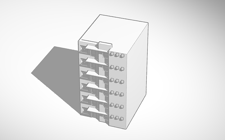 3D design Prototipo de Edificio - Tinkercad