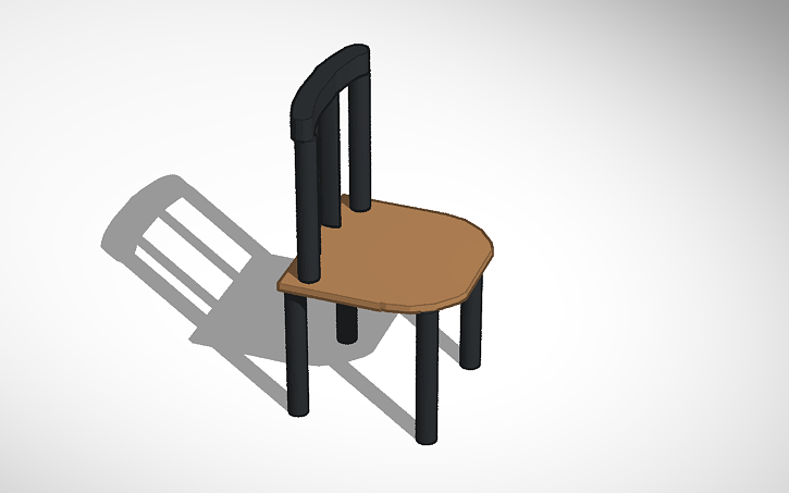 3D design Chair #1 - Tinkercad