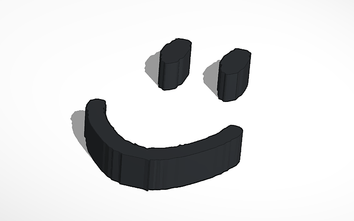 3D design roblox SMILE - Tinkercad