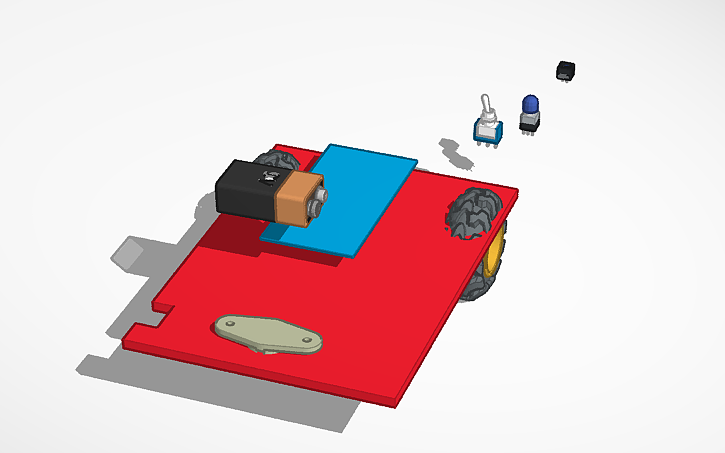3d Design Chasis Siguelineas Tinkercad