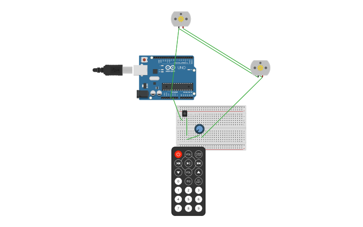Circuit design drone - Tinkercad