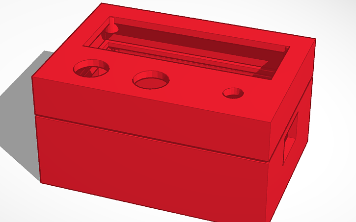 3d Design Arduino Box With Lcd And Buttons Tinkercad 9284