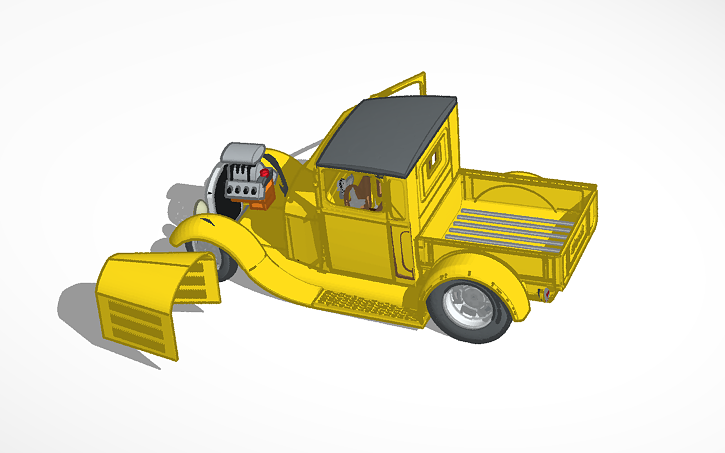 3D design rat rod - Tinkercad