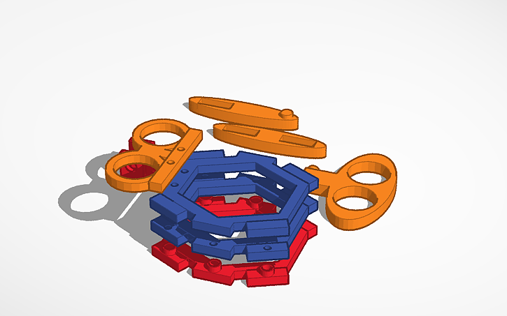 3D design MINI BOT AND RAILS - Tinkercad