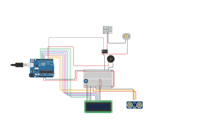 Circuit design MEC523 MINI PROJECT - Tinkercad