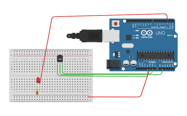 Circuit Design Exp 7 Tmp36 Sensor Tinkercad