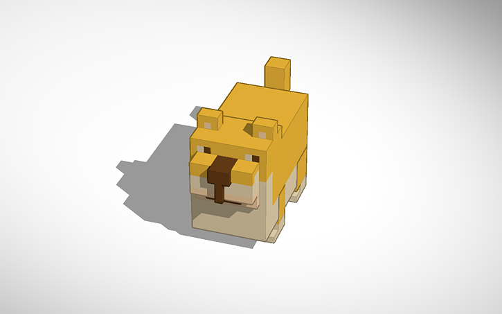 3D design Doge | Tinkercad