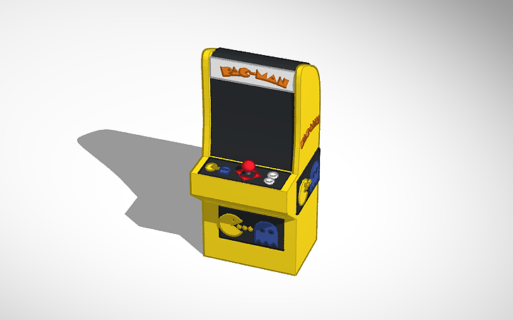 3D design Pac man arcade - Tinkercad