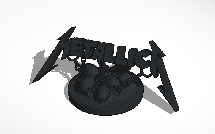 3D design Metallica Chained - Tinkercad